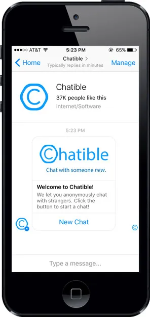 Chatible: Get paired with random people for chat through Facebook ...