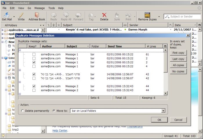 Remove Duplicate Messages - Thunderbird Alternatives and Similar ... Remove Duplicate Messages - Thunderbird Alternatives and Similar ...