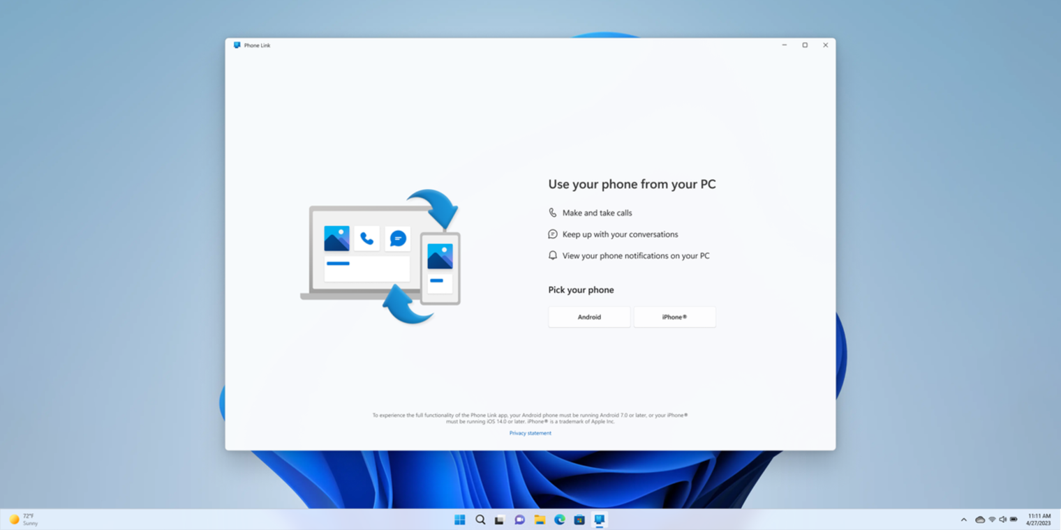 Microsoft launches Phone Link for iOS, connecting Windows 11 PCs and ... Microsoft launches Phone Link for iOS, connecting Windows 11 PCs and ...