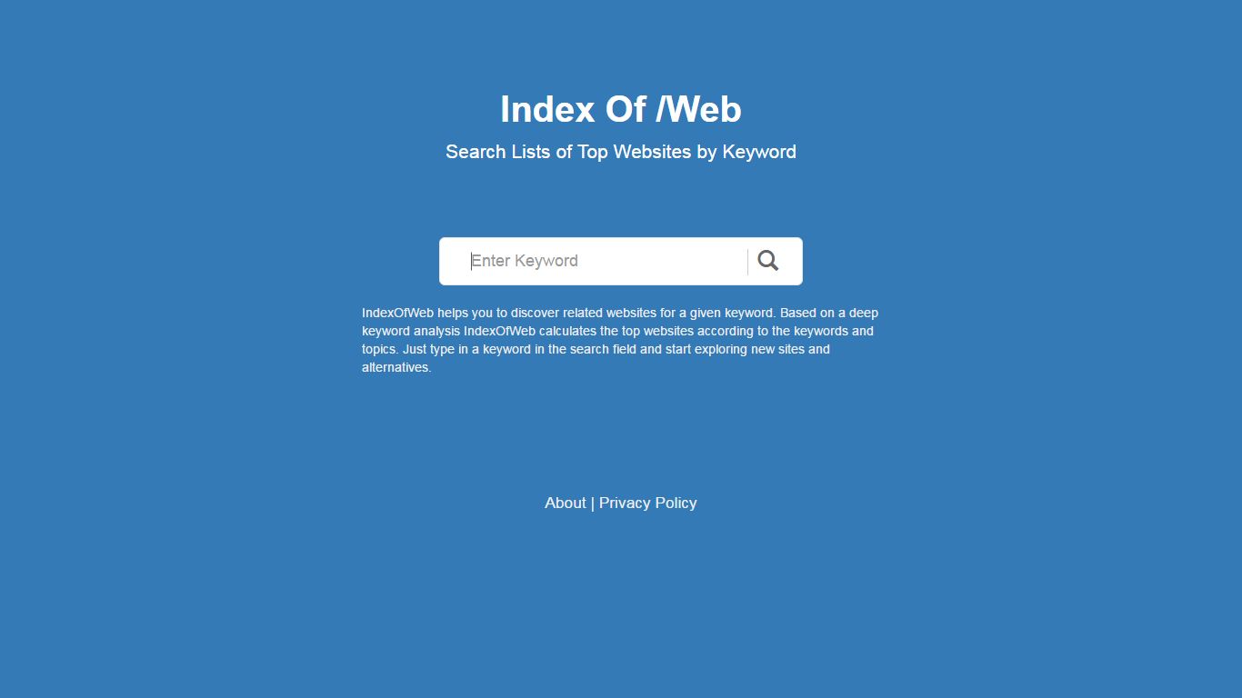IndexOfWeb Alternatives and Similar Sites & Apps | AlternativeTo