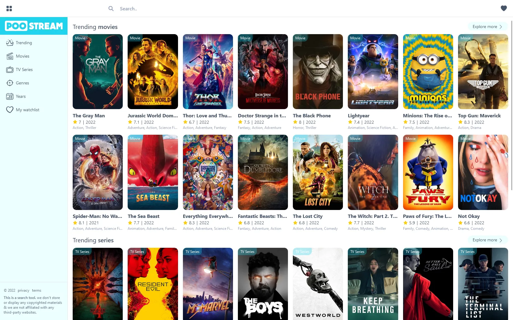 PooStream Alternatives: Top 12 Movie Databases & Similar Websites ...