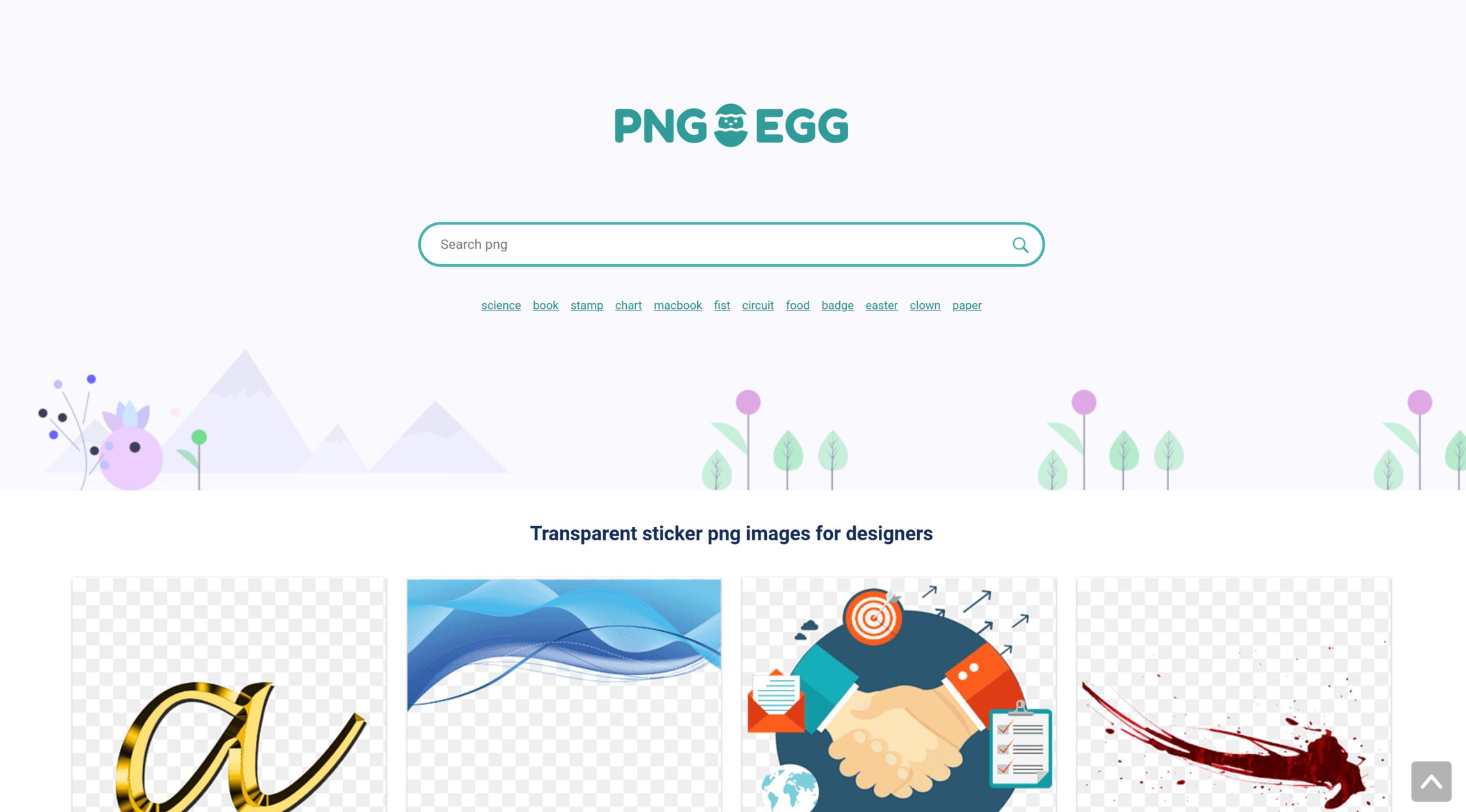 PNGEgg: Library of transparent sticker png images for designers | AlternativeTo