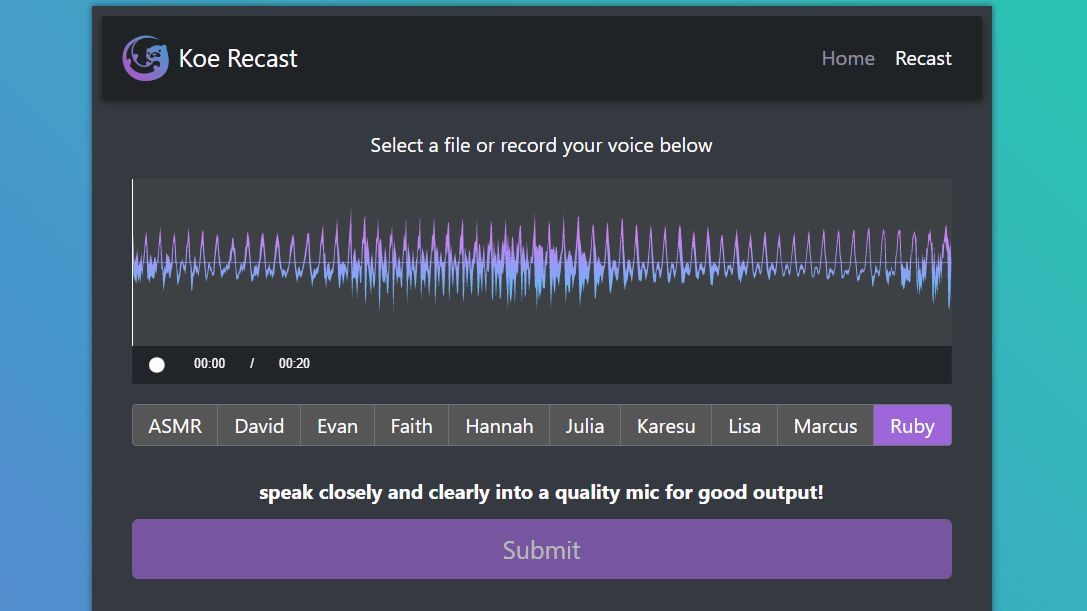 Koe Recast Alternatives: Top 10 Voice Changers & Similar Apps | AlternativeTo