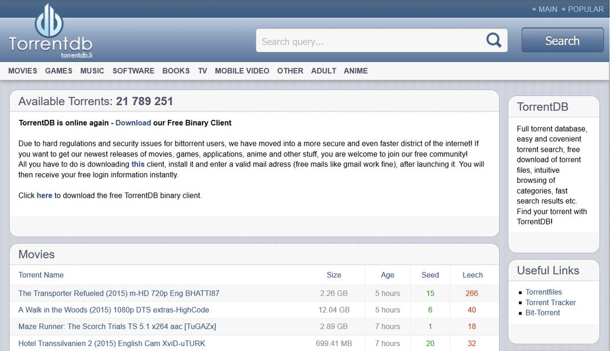 TorrentDB Alternatives: Top 10 Torrent Search Engines and similar apps ...