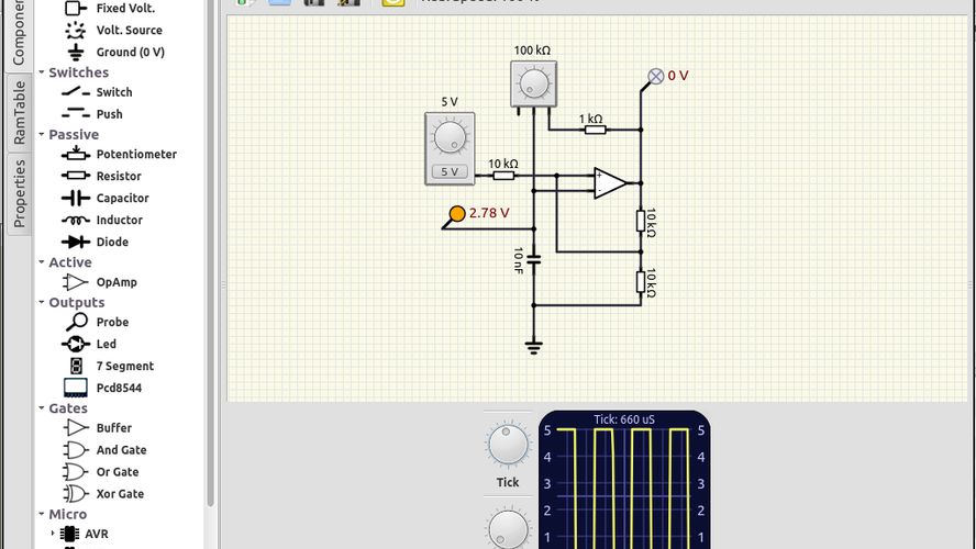 SimulIDE: Real Time Electronic Circuit Simulator. Include PIC, AVR and Arduino simulation ...