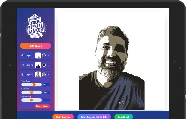 Free Stencil Maker: Create a multi-layered stencil in seconds ...