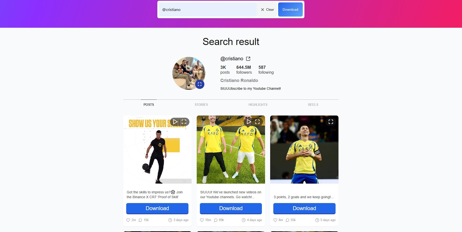 FastDl: Online web tool that helps you download Instagram Videos ...