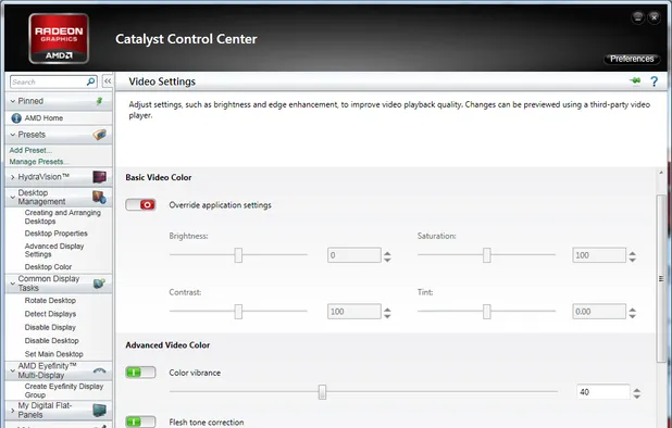 Catalyst Control Center: The AMD Catalyst Control Center allows you to ...