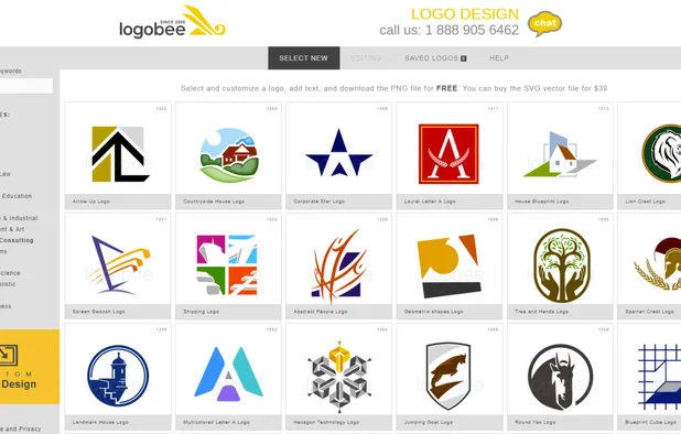 LogoBee - Logo Templates: Software to create free professional logo ...