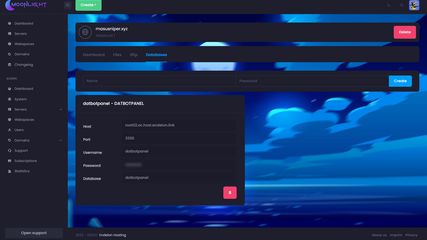 Moonlight Panel: The next generation hosting panel | AlternativeTo