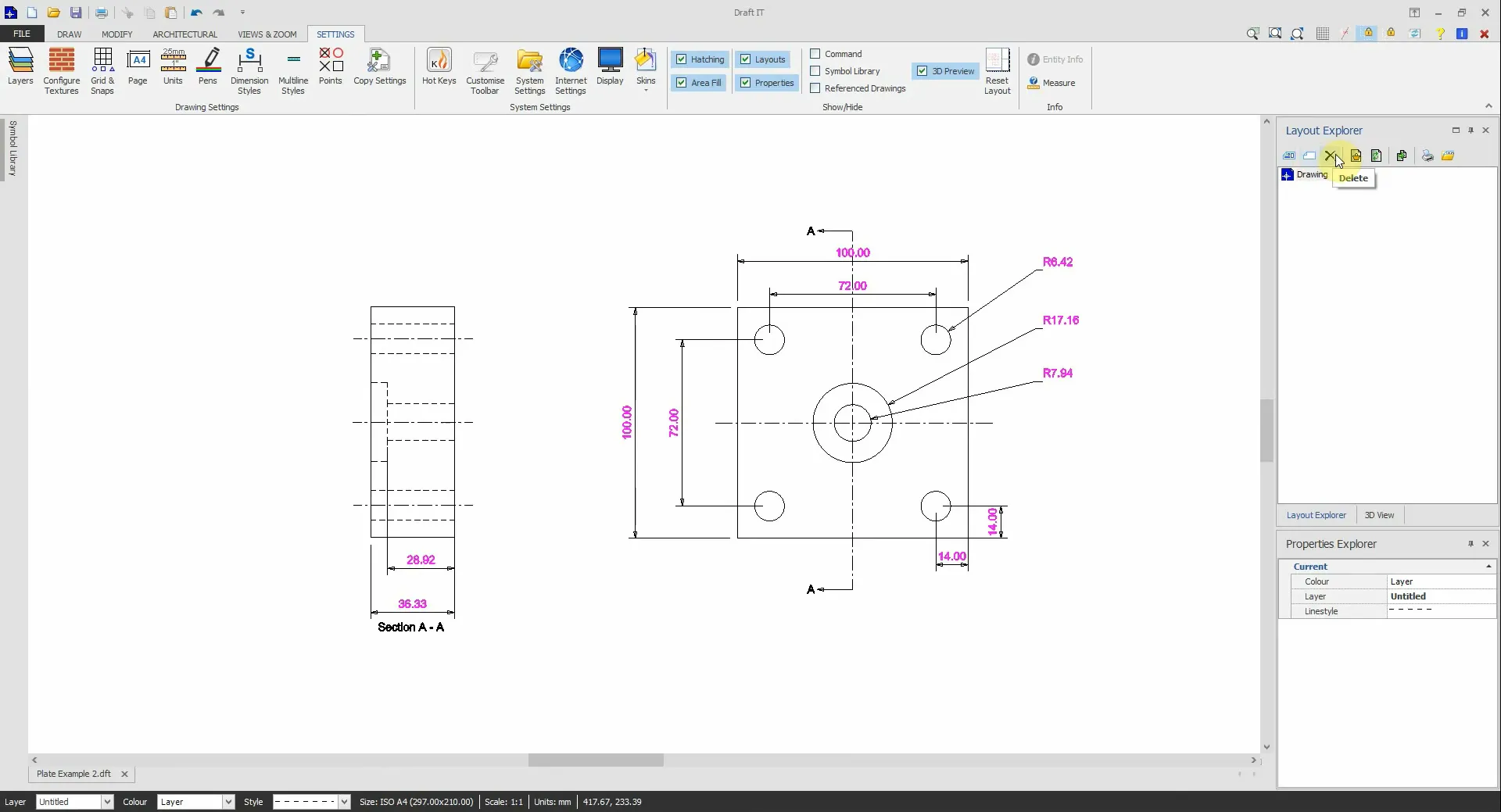 Draft it: Draft It is a comprehensive computer-aided design | AlternativeTo