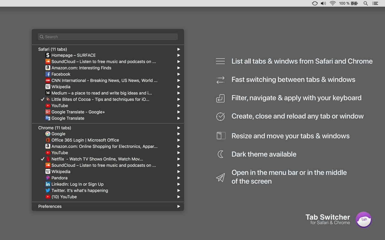 Tab Switcher Alternatives and Similar Software | AlternativeTo
