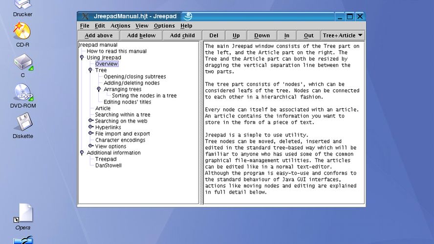 Jreepad: Java Treepad Editor, is an excellent | AlternativeTo