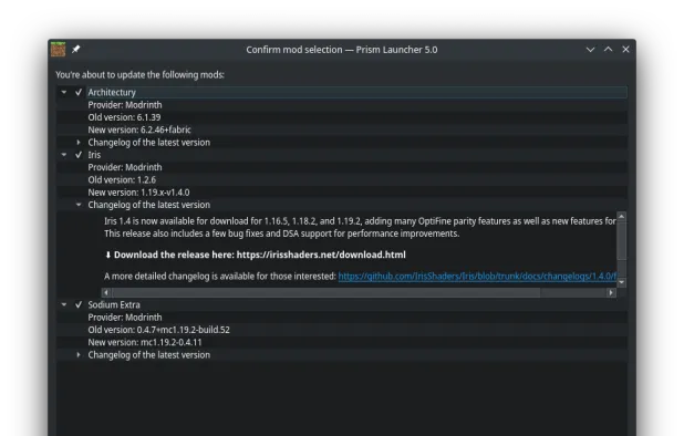 Prism Launcher: A custom launcher for Minecraft that allows you to ...