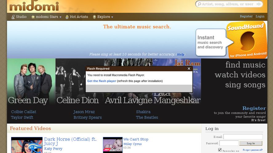 Midomi: Music search tool powered by your voice. | AlternativeTo