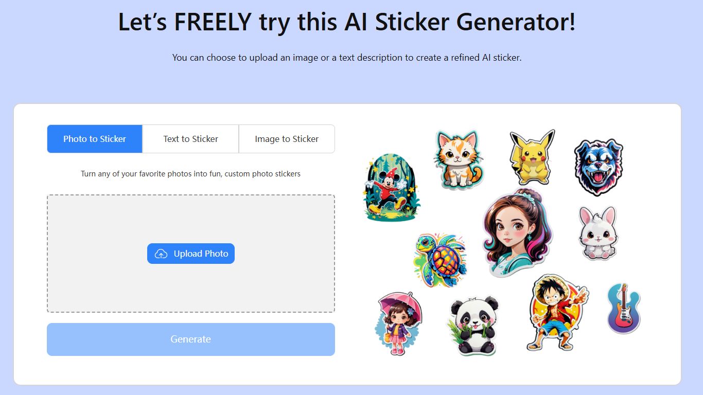AI Sticker Generator: Let AI create interesting and high-quality ...