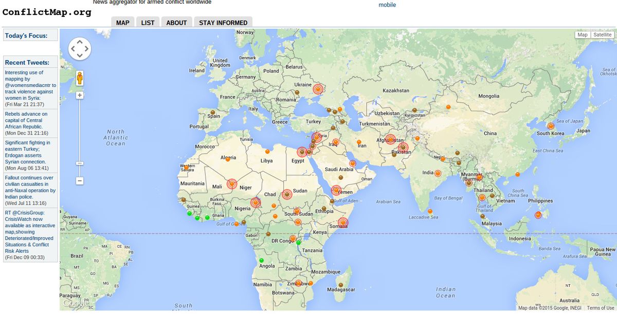 Conflict Map Alternatives: Top 1 Map Services and similar websites ...