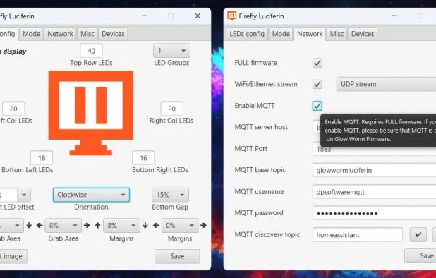 Firefly Luciferin: Very fast Java screen capture PC software designed for the Glow Worm ...
