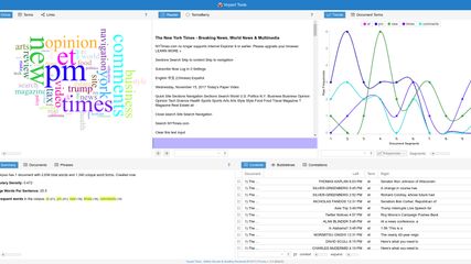 Voyant Tools: Web-based reading and analysis environment for digital ...