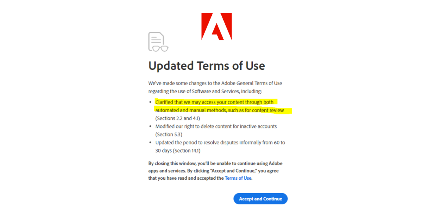Adobe faces backlash over new Photoshop TOS granting unlimited access ...