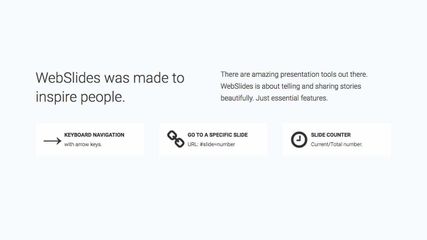 WebSlides: Easily create great-looking HTML presentations | AlternativeTo