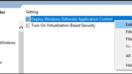 WDAC [Windows Defender Application Control]: WDAC controls which ...