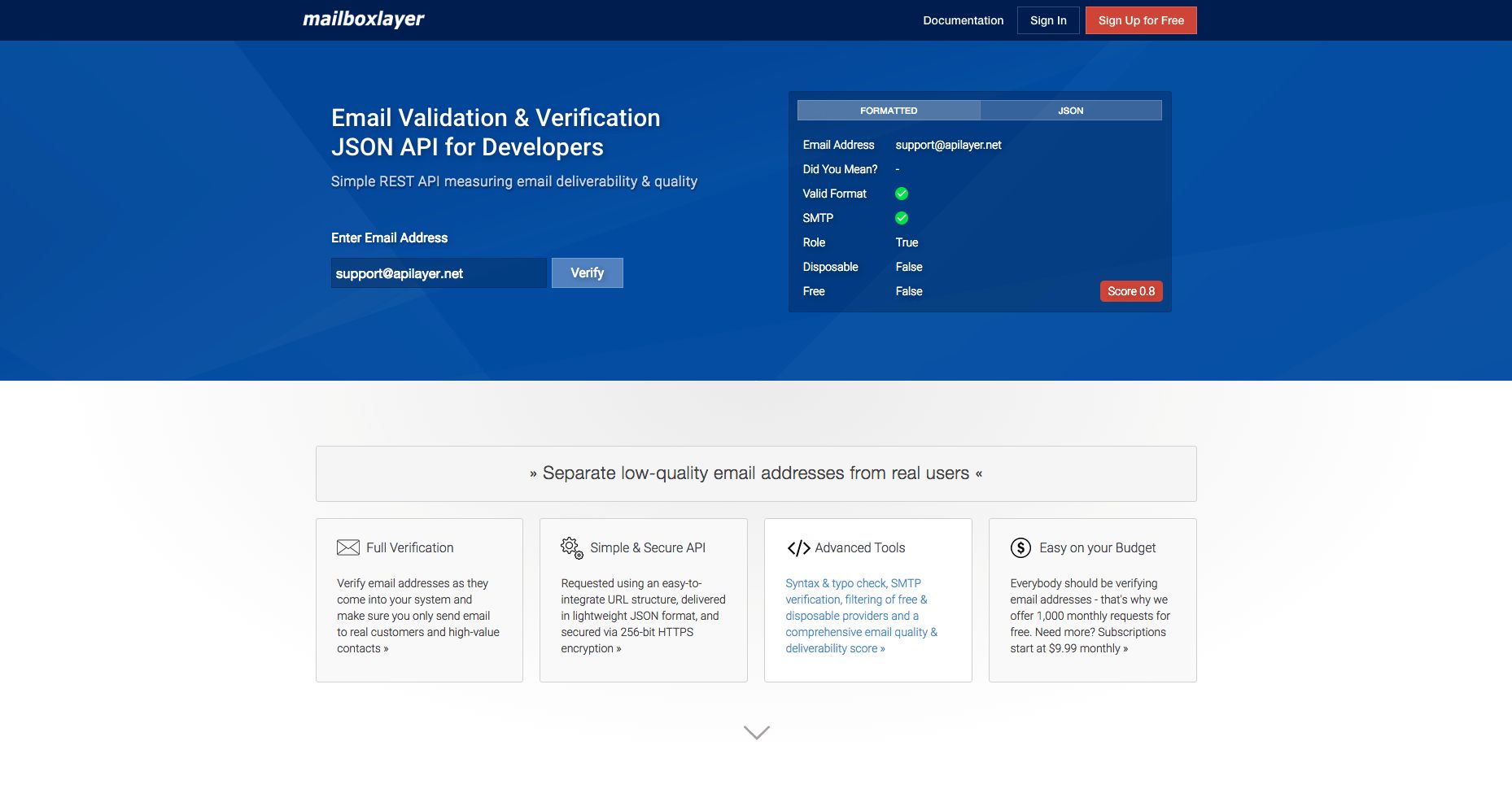 mailboxlayer API Alternatives and Similar Apps & Services | AlternativeTo