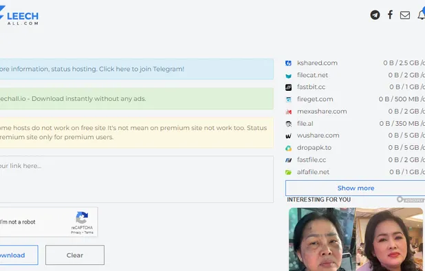 LeechAll: Premium link generator that allows you to to download files ...