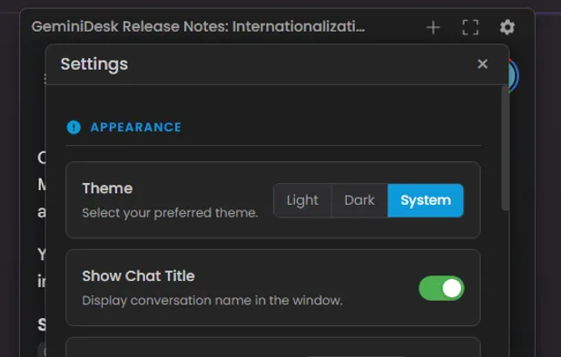 GeminiDesk: An unofficial Electron-based Gemini Desktop App for Google ...