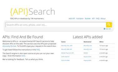ProgrammableWeb Alternatives and Similar Sites & Apps | AlternativeTo