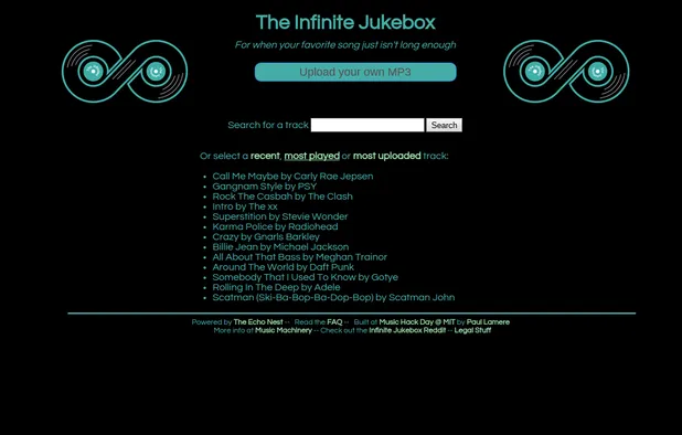 The Infinite Jukebox: For when your favorite song just isn't long enough | AlternativeTo