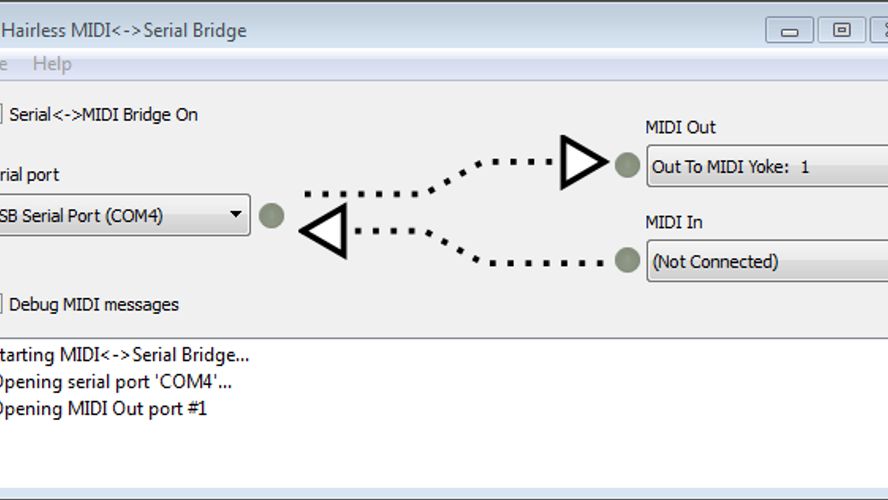 Hairless Midi Serial Bridge The Easiest Way To Connect Serial Devices Like Arduinos To Send 