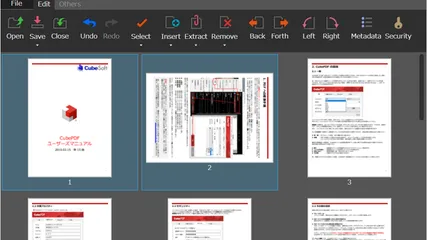 CubePDF Utility: Allows you to intuitively perform editing tasks such ...