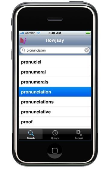 Howjsay: Pronounce words correctly with the world’s | AlternativeTo