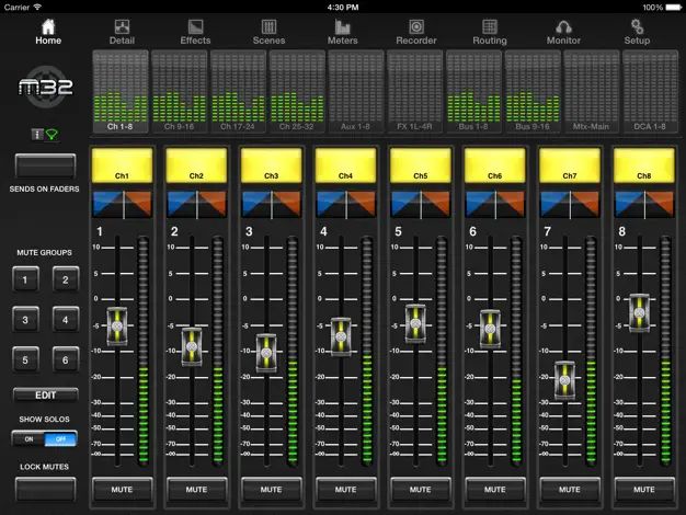 M32-Mix: M32-MIX remote control and offline editing software provides ...