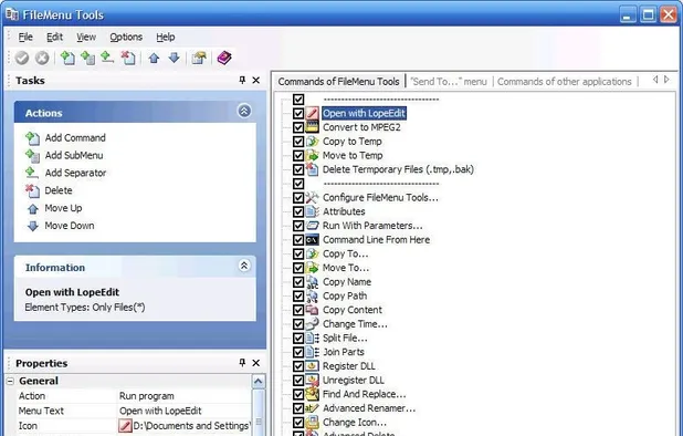 FileMenu Tools: Customize the context (right-click) menu of Windows ...