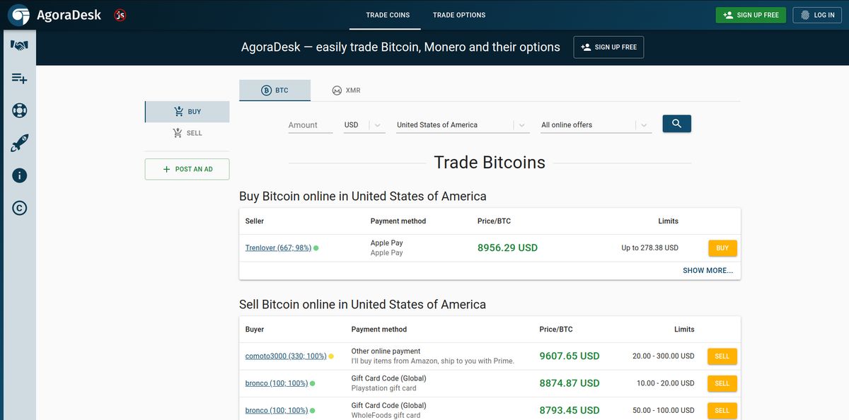 AgoraDesk: App Reviews, Features, Pricing & Download | AlternativeTo