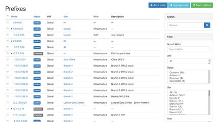 NetBox: Open source web application designed to help manage and document computer | AlternativeTo