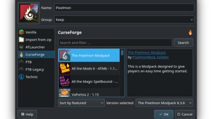 PolyMC: Fork of MultiMC with additional features like mod downloading ...