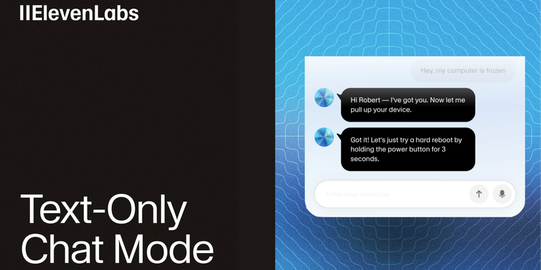 ElevenLabs introduces Chat Mode for text-based conversational agents | AlternativeTo