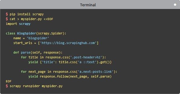 Scrapy: App Reviews, Features, Pricing & Download | AlternativeTo