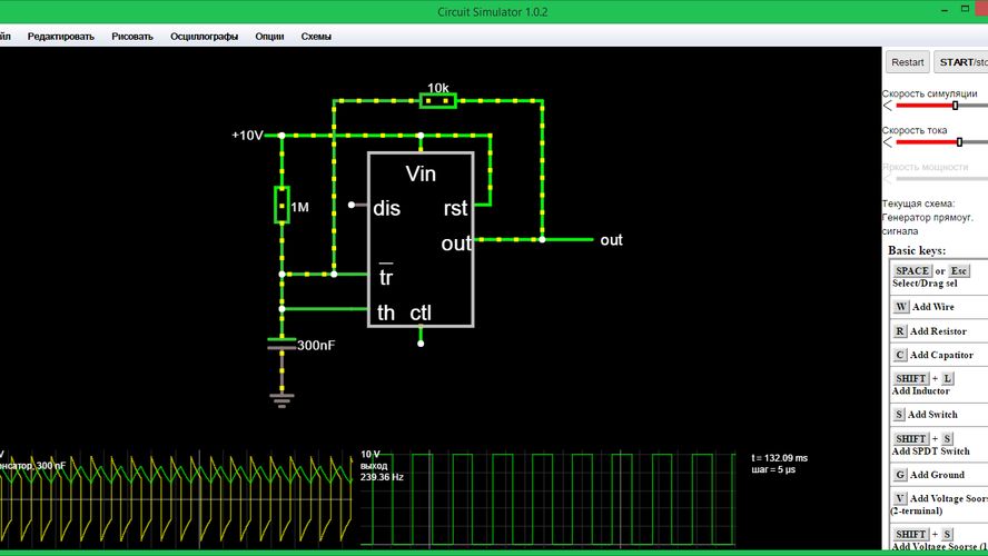 CircuitJS1 Desktop Mod: This electronic circuit simulator is highly interactive giving the ...