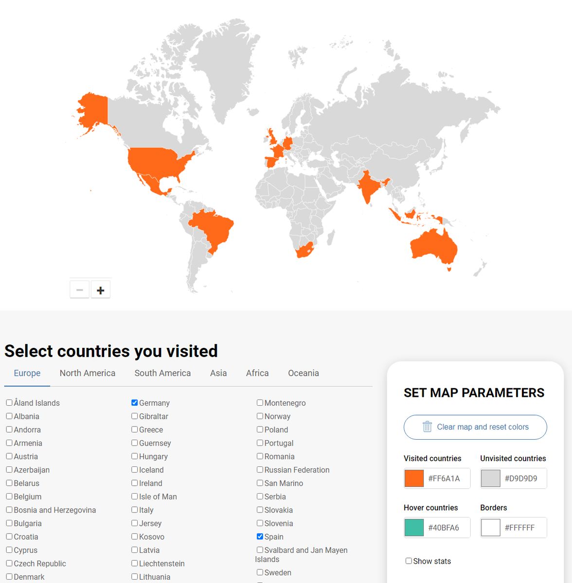 Visited Countries Map Alternatives and Similar Sites / Apps | AlternativeTo