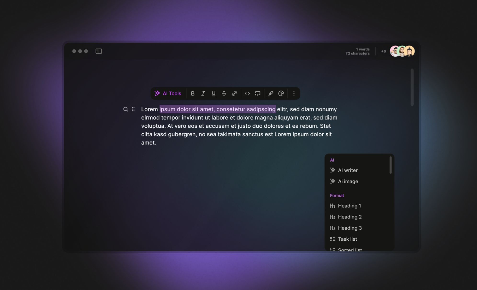 Tiptap: The headless rich text editor framework for web artisans. | AlternativeTo