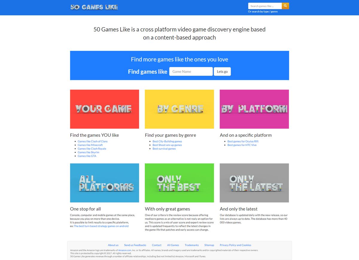 50 Games Like Alternatives and Similar Sites & Apps | AlternativeTo