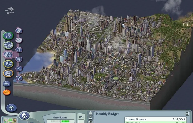 SimCity (Series): Open-ended city-building simulation that tasks ...