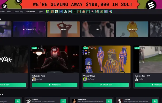 Parti: Livestreaming platform that allows users to create profiles ...