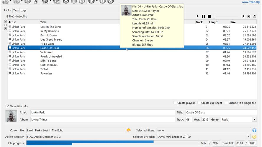 fre:ac: Free audio converter and CD ripper | AlternativeTo