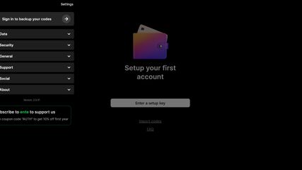 ente Authenticator: Ente's Authenticator app helps you generate and ...