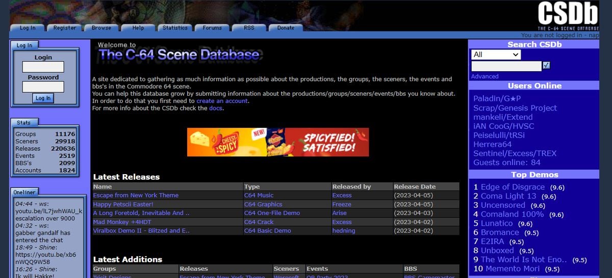 [CSDb] The Commodore 64 Scene Database Alternatives and Similar Apps & Services | AlternativeTo